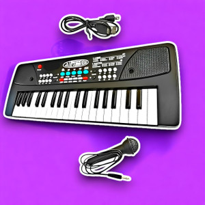 3BAAN X7 40 Keys Piano Toy with Microphone, USB Power Cable & Sound ...