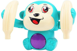 giftsrus Musical Monkey Banana Toy with Lights & Sound-Jumping Toy for ...