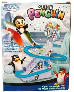 PromoCart 3 Penguin Slide Play set, Electric Automatic Stair Climb ...