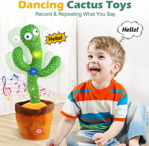 HouseOfCommon Swing Dancing Cactus Electric Glowing Sing And Talking ...