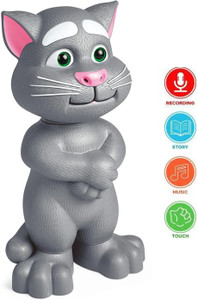 Funkey Talking Tom Cat with Music Story & Touch Functionality Voice and ...