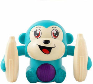 Krivan 360 Rotation Dancing Monkey Toys With Spinning Rolling Monkey ...