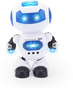 TOYTALES Dancing Robot with 3D Lights and Music, 360° Body Spinning LED ...