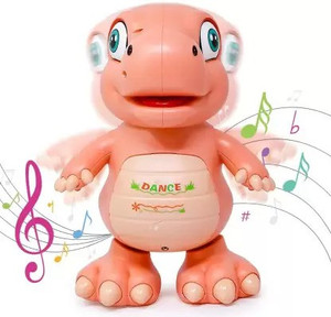 WBD Dancing Musical Dinosaur Toy for Kids, Learning Educational Lights ...