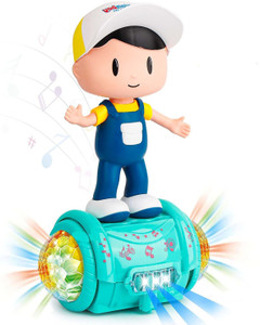 SQUIDSY Fashion Boy 360 Degree Rotating 3D Light Music Dancing Musical ...