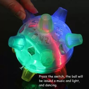 Vibgyor Products Jumping Vibrating Bouncing Ball Flashing Colorful Led ...