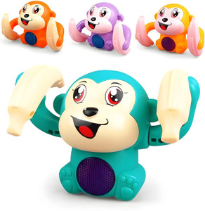 Joyful Junction Banana Monkey Toys with Voice Touch Sensor On Dancing ...