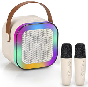 FIDDLERZ Kids Speaker Karaoke Machine with Handheld Mic,Learning Toy ...