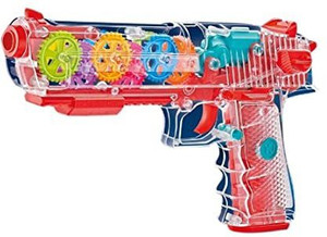 bhatla stores Transparent Musical Toy Gun for Kids with Laser Light ...