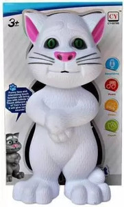 migwow Talking Intelligent TomCat Toy Speaking Repeats What You Say ...