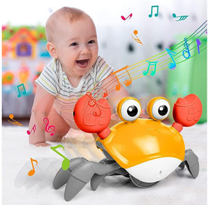 NIYAMAT Musical Moving Crawling Crab Baby Toys - Musical Moving ...