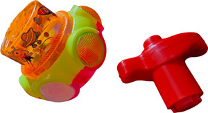 Zest4u Flashing Musical Top Lattu with LED light - Peg Top Spinner ...