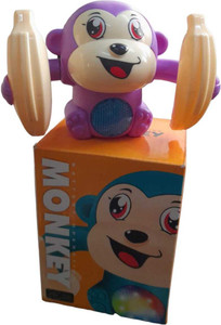 Malika Store Dancing Monkey Musical Toy for Kids Baby Attractive Animal ...