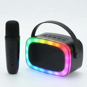 MAHADEV Wireless Microphone, RGB Lights Surround, Fun Voice Changing in ...
