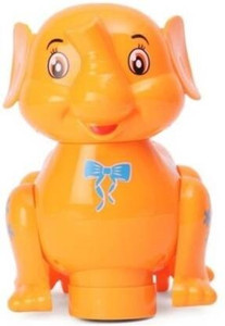 Wild Panda Battery Operated Walking Elephant Funny Toy with Light and ...