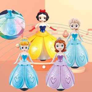 DEE Sons Musical Toy Battery Operated Dancing Angel Girl Princess Doll ...