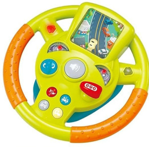 Acarya Steering Wheel Toy for Kids Simulation Driving Car with Light ...