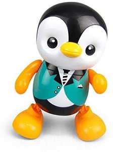 Space Age Dancing Penguin Toy with Lightning and Swinging Arms Robot ...