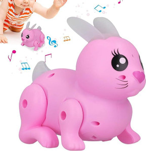 Ridhimani Jumping Hopping Interactive Rabbit Toy, Light Swing Ears ...