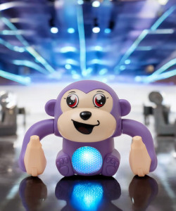 Kidkitz Dancing Monkey Musical Toy with Voice Control Light, Sound ...