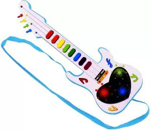 KHYALI Musical Mini Guitar Toy with Musical Rhymes Sound and 3D Light ...