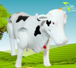 Mallexo Sound and Music Walking Cow Toys For Kids - Plastic Farm House ...