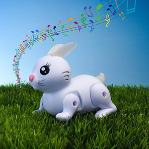 ADL CUTE BUNNY JUMPING&WALKING RABBIT BUNNY,SWEET SOUND &BLINK COLOR ...