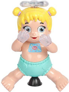 Toyvala 360 Degree Rotating Musical Dancing and Singing Doll with Bump ...