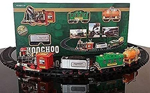 curiotoys Choo Choo Train Operated Super Toy with Track Set for Kids ...