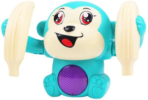 Mahi Zone Dancing Monkey Musical Toy for Kids with Light, Sound and ...