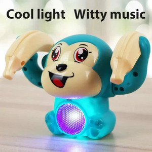 Lakshita Rotation Dancing & Spinning Rolling Monkey with Light & Sound ...