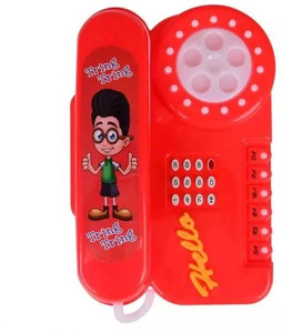 Dheeraj Fashion Kids Musical Toy Telephone LANDLINE Cartoon Phone ...