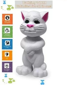 RSA enterprises Talking Tom Cat with Touch Recording Story Rhymes and ...