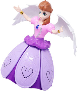 LEVIATHAN Princess Dancing Doll and Rotating Angel Girl Flashing Lights ...