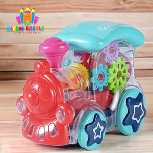 Kiddie Castle Transparent Engine with Gear Technology 3D Light Music ...