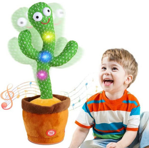 yempaa Upgraded Long Back up Dancing Cactus Talking Toy Plant Dancing ...