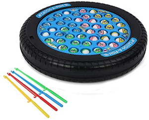 KIPA GAMING Fish Catching Game with Music & Rotating Board for Kids ...