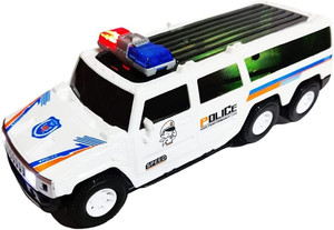 Maa impex 6 Wheel 3D Police Care 360° Rotation with Flashing Light ...