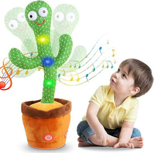 ASHOOJATEX Abundance Dancing Cactus Toy, Sing+Repeat+Dancing+Recording ...