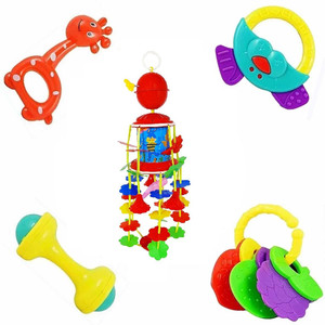 PRV TOYS Jhoomer Musical Merry Go Round Toy with Rattles for Little ...