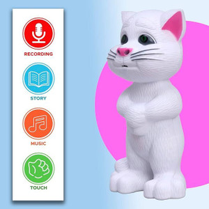 RSA enterprises Talking Tom Cat Toy Robot Cat for Kids Speaking Repeats ...