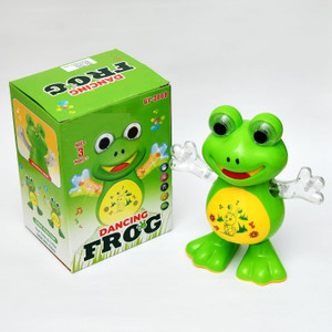 Toyporium Dancing Frog Toy with Vibrant Light Effect & Musical Sound ...