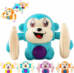Zahuu Dancing monkey musical toys for kids spinning rolling - Dancing ...