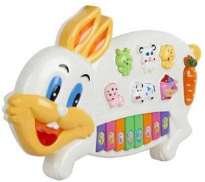 Hop Rabbit Musical Piano with ANIMAL SOUNDS Flashing Light Wonderful ...