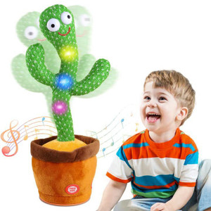 Sonpal Upgraded Long Back up Dancing Cactus Talking Toy Plant Dancing ...