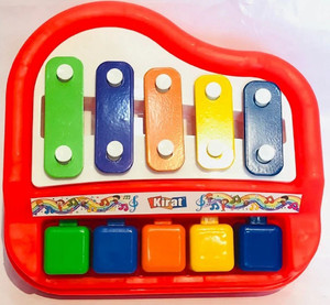 giftsrus Kids Xylophone Piano Musical Toy-5 Keys Instrument with Sticks ...