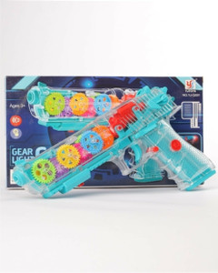 Globular Transparent Electric Mechanical Gear Gun - Transparent ...