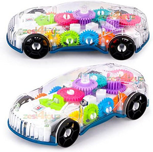 zest 4 toyz Musical Toy Battery Operated Transparent Gear Concept ...