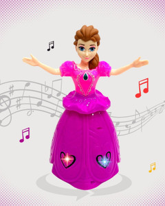 TOY KINGDOM Bump n' Go 360° Rotating Princess Dancing Girl Doll Toys ...