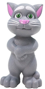 StarClub Plastic Musical Talking Tom Cat (grey) (Grey) - Plastic ...